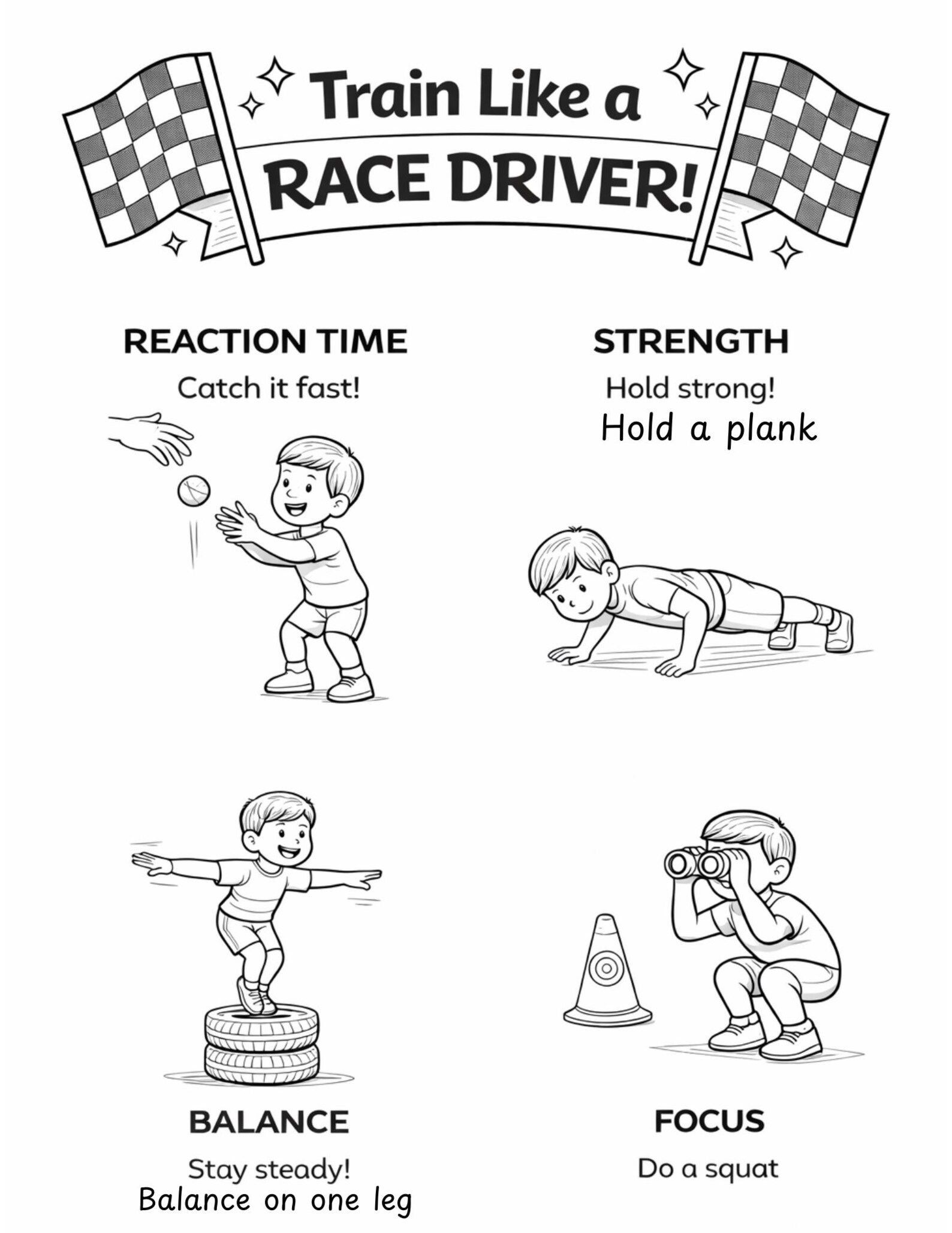 Race Car Activity Book for Kids | Design & Movement Games (digital ...