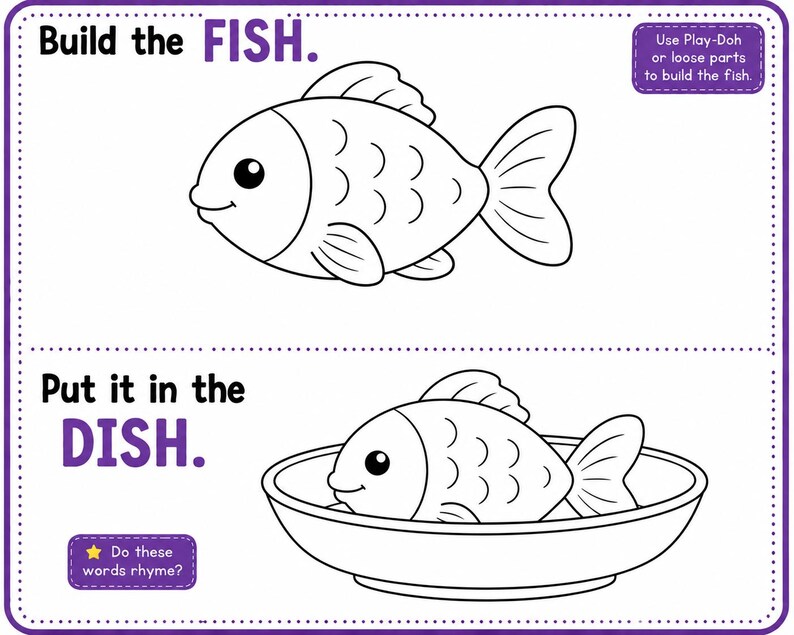 Rhyming Play Doh Mats | Kindergarten Literacy Centers | Rhyming Words ...