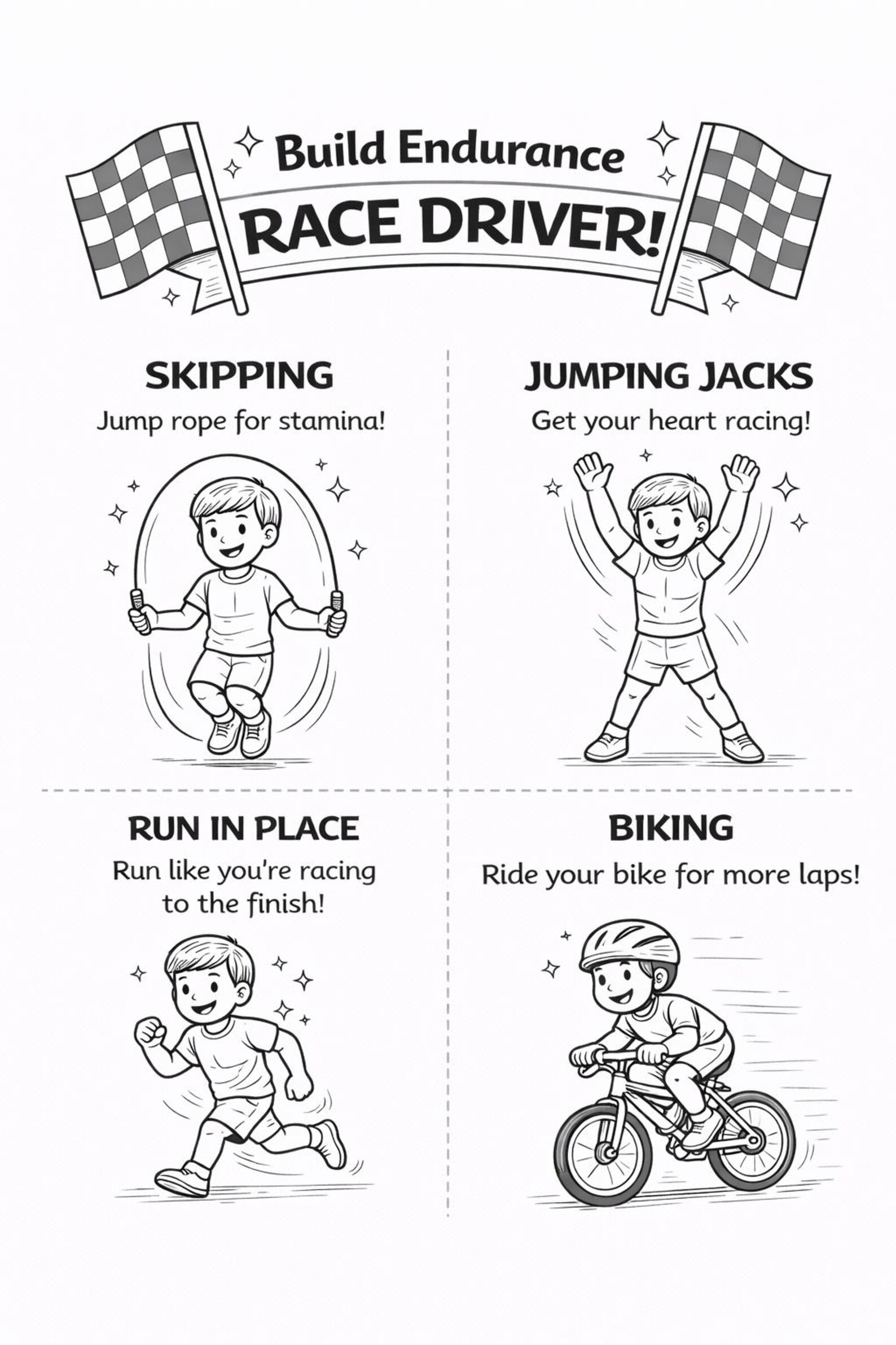 Race Car Activity Book for Kids | Design & Movement Games (digital ...