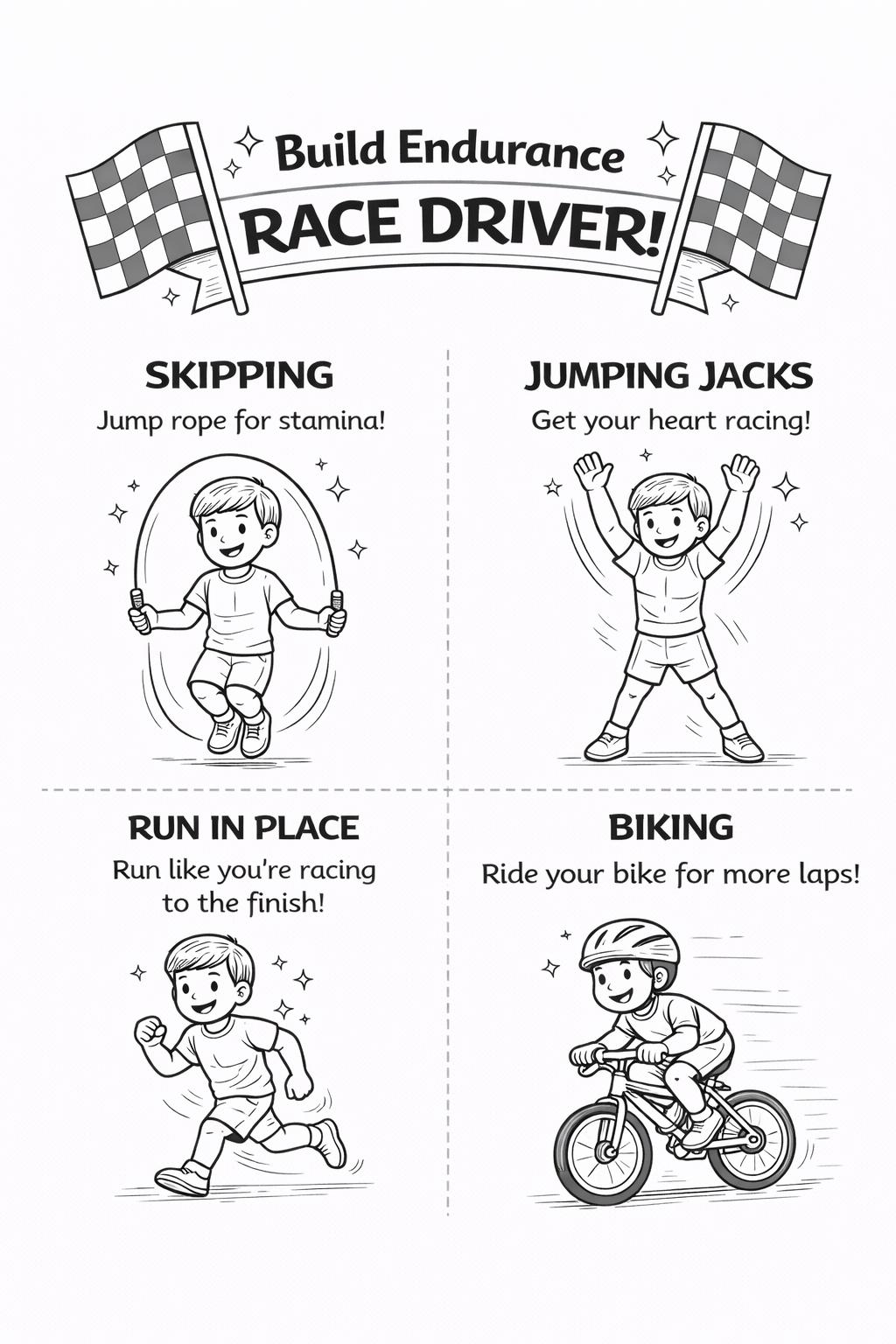Race Car Activity Book for Kids | Design & Movement Games (digital ...
