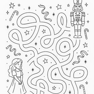 Kids Nutcracker Coloring Pages, Christmas Activities, and Printable ...