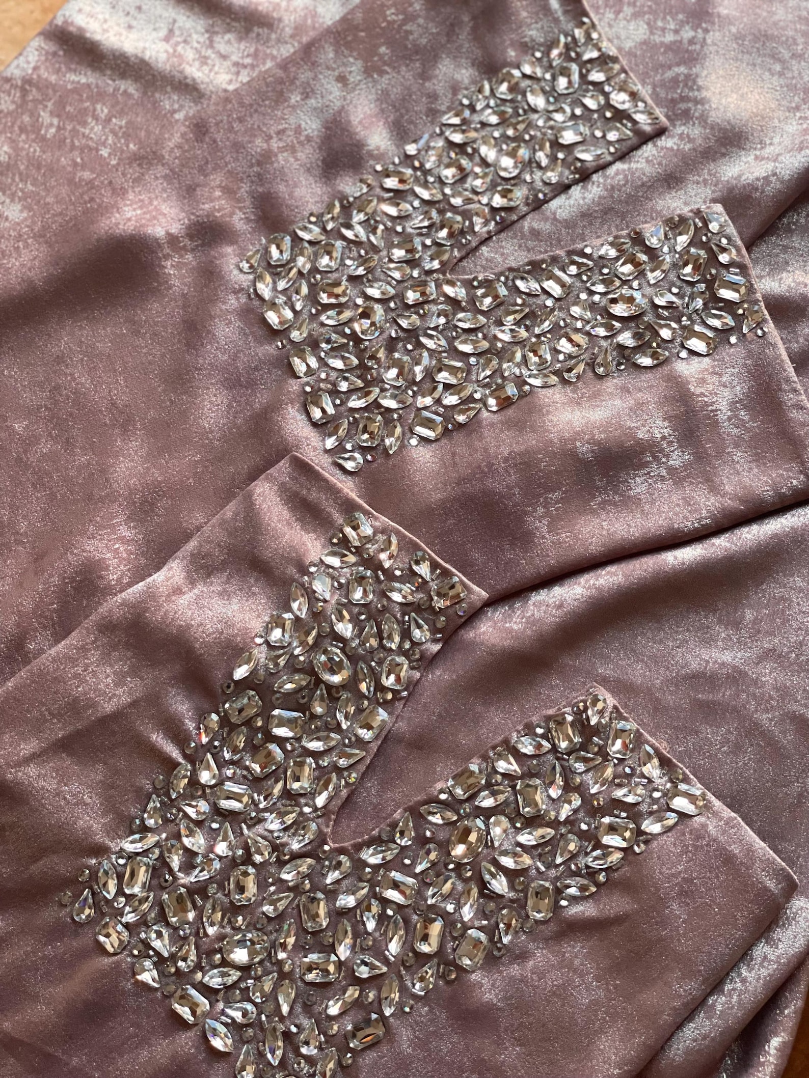 Crystal Stone Embellished Velvety Soft Abaya • Eid, Wedding, Party Wear ...
