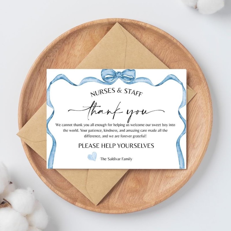 Thank Delivery Card - Etsy