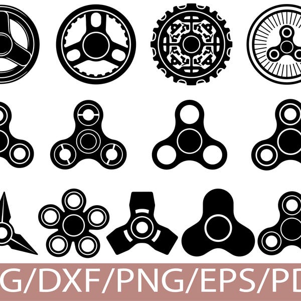 Fidget Clipart - Etsy