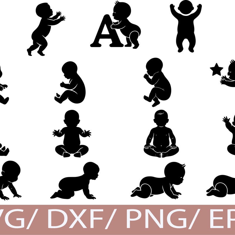 Nursery Silhouette - Etsy