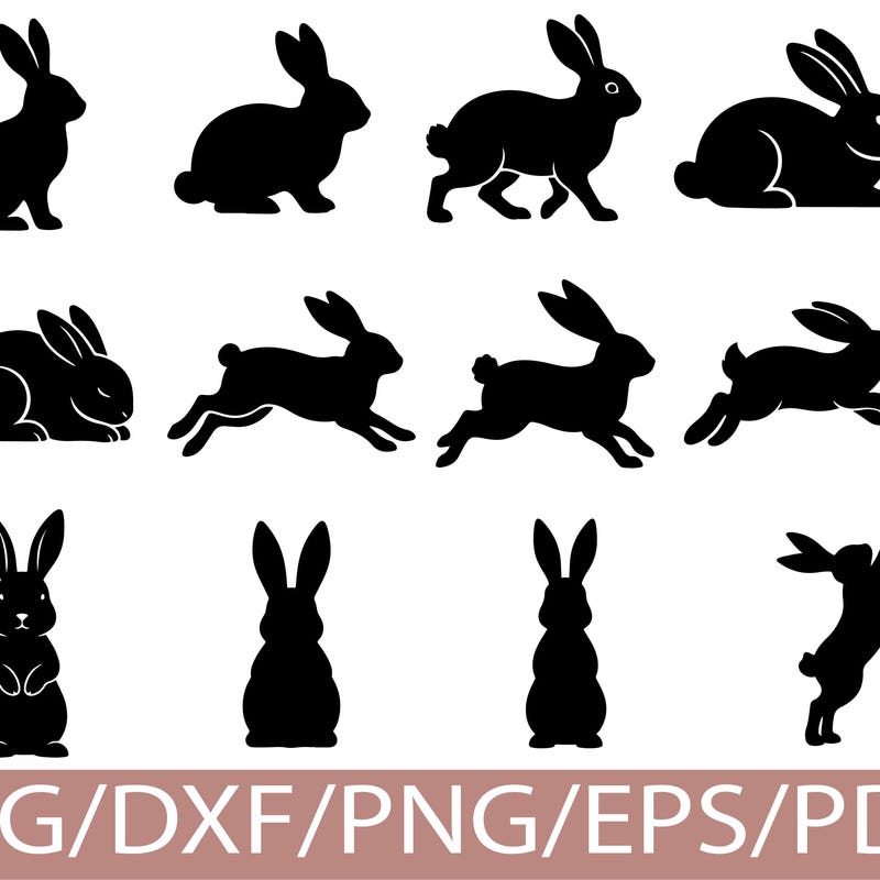 Rabbit Logo Design - Etsy UK