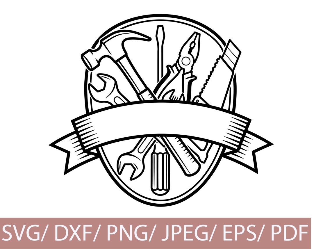 Handyman Tools SVG | Mechanic Logo, Construction Badge (digital ...