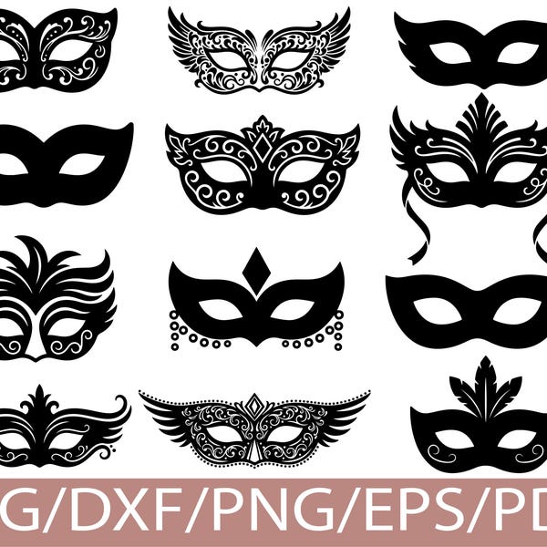 Venetian Mask Template - Etsy UK