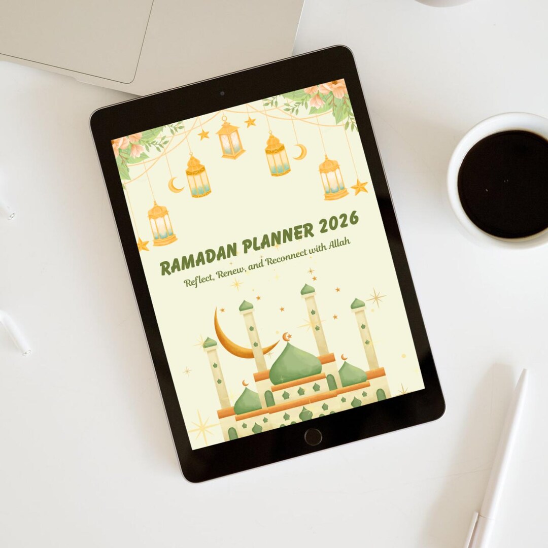 Ramadan Planner 2026 | Islamic Printable Organizer (canva Editable ...