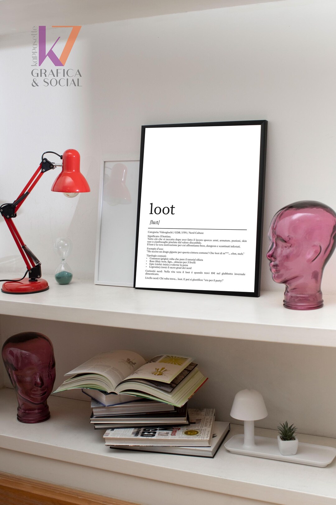 “loot” Poster – Gamer Definition, FPS RPG, A4 Digital Print, Ironic ...