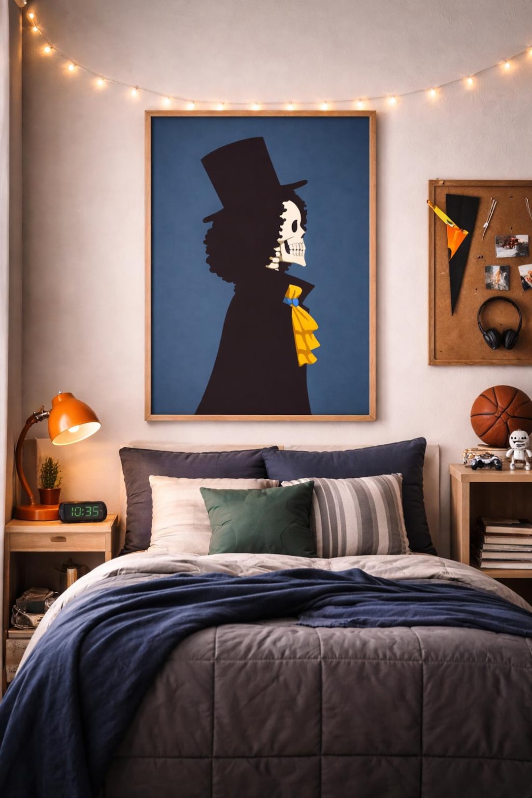 One Piece Brook Poster – Printable A4 Vector Illustration – Anime ...