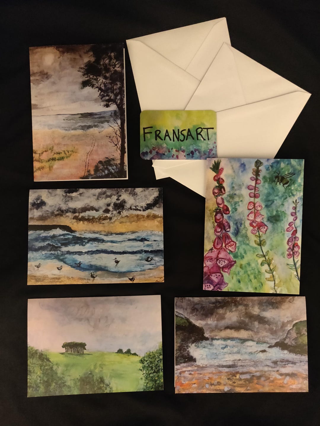 Set of 5 Cornish Art Greeting Cards - Etsy
