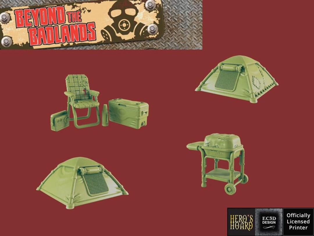 Beyond the Badland Zombie Vacation Scenics - Etsy