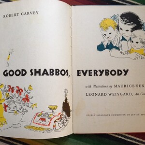 Maurice Sendak Good Shabbos, Everybody With Robert Garvey 1951 - Etsy