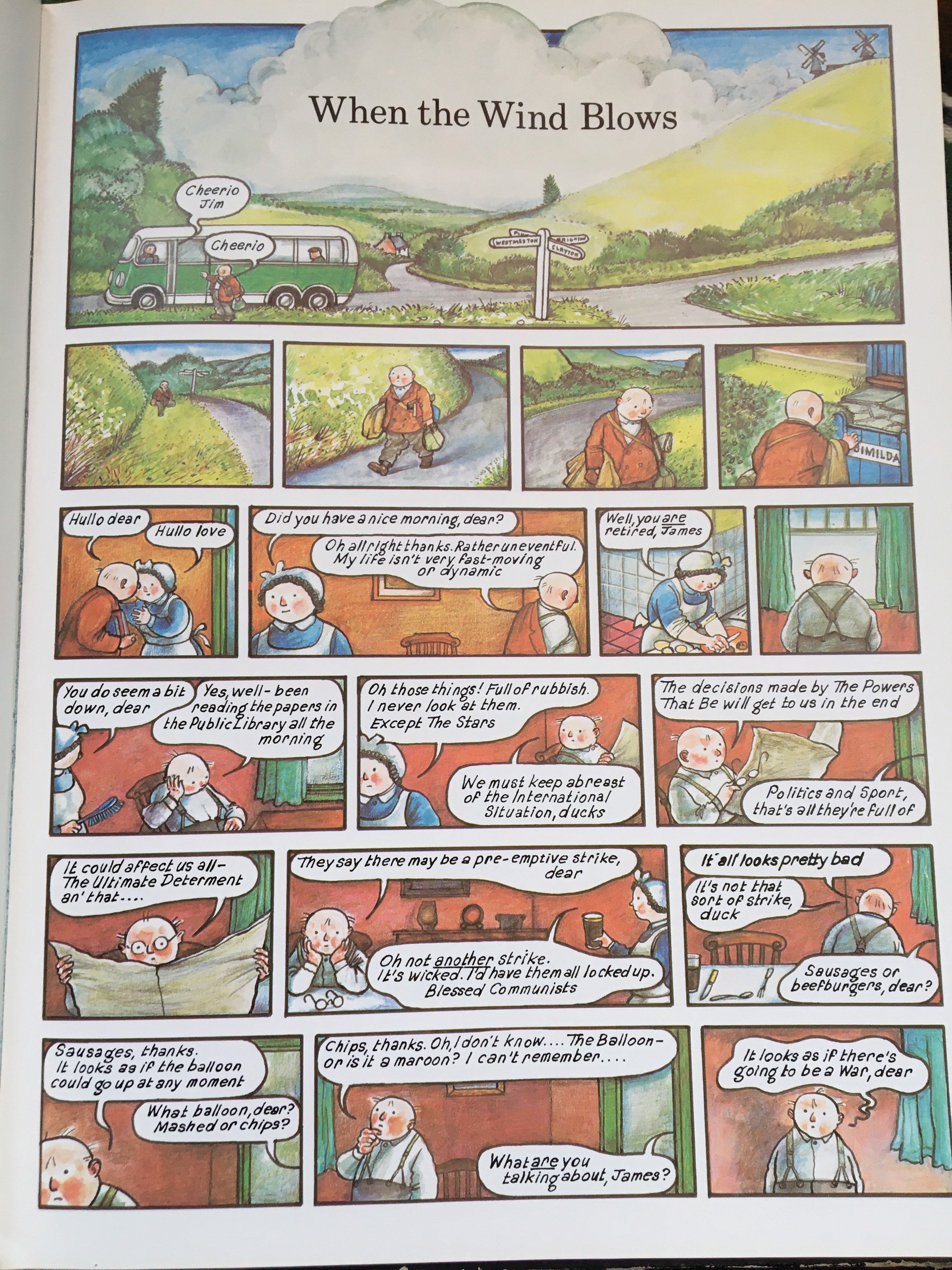 When the Wind Blows Raymond Briggs 1982 Graphic Novel | Etsy