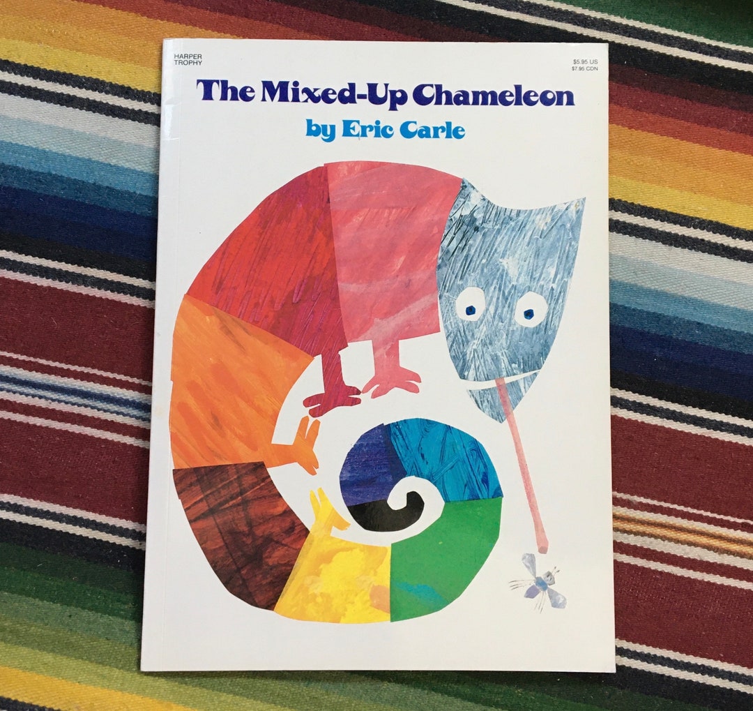 Signed Eric Carle the Mixed-up Chameleon With an Original Drawing - Etsy