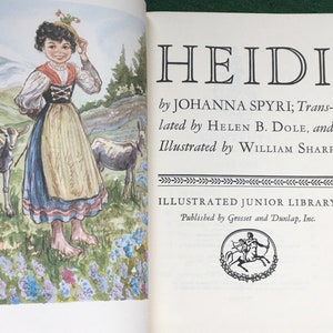 Madeleine L’engle’s Copy of Heidi (from T.A. Barron) - Etsy