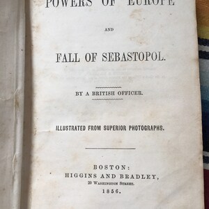 The Powers of Europe and Fall of Sebastopol by A British - Etsy