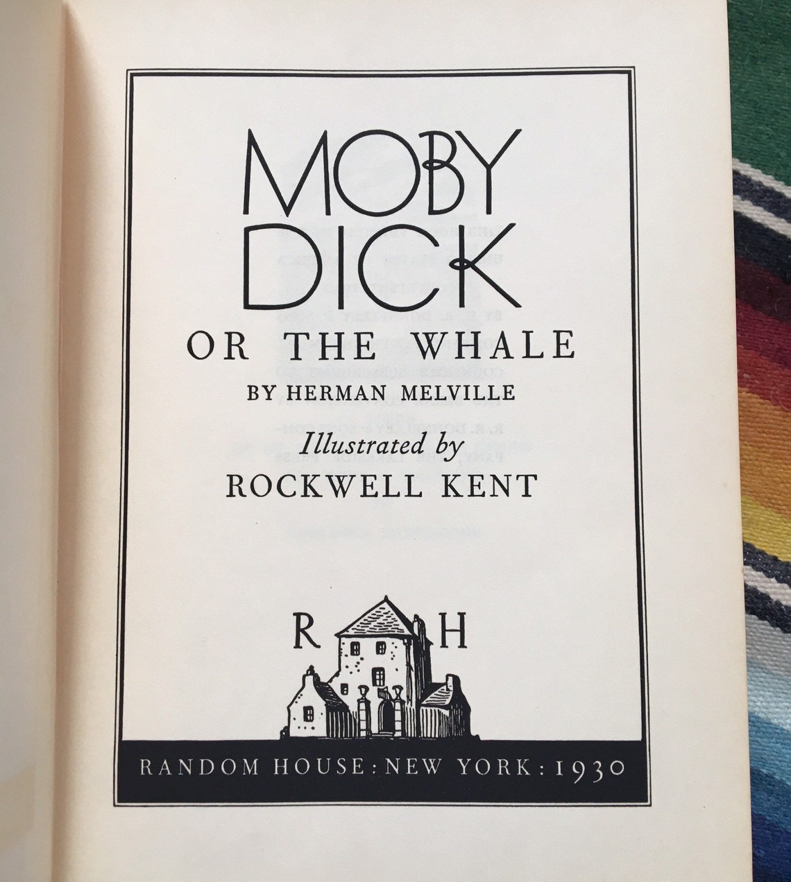 Moby Dick First Edition Melville Rockwell Kent 1930 - Etsy