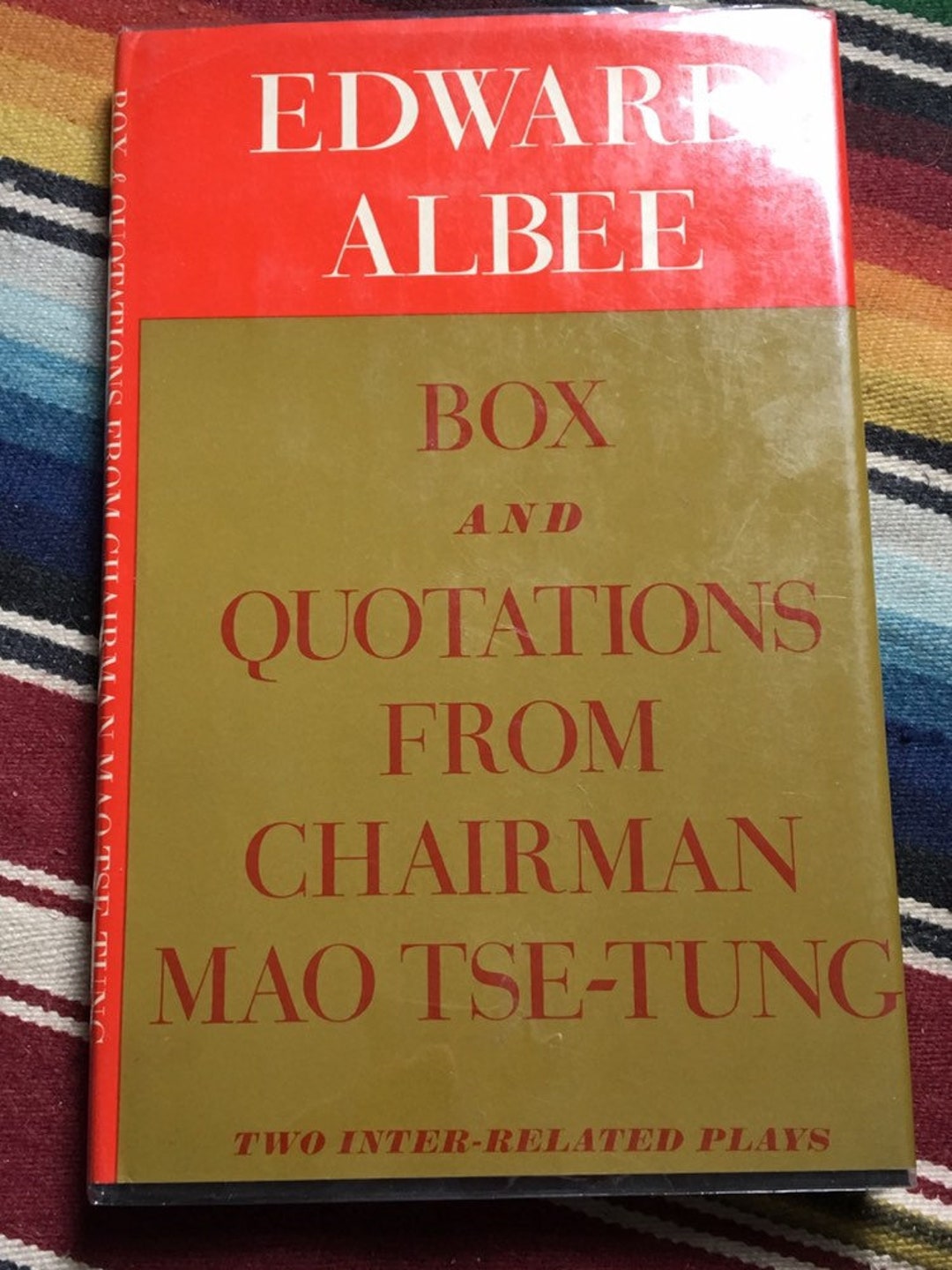 Edward Albee Signed First Edition Box and Quotations From Mao - Etsy