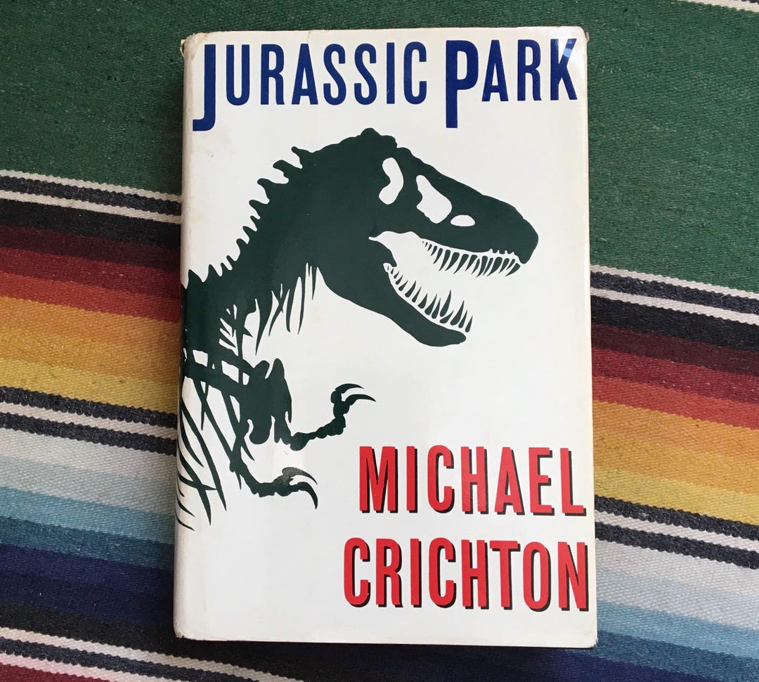 Jurassic Park Michael Crichton - Etsy