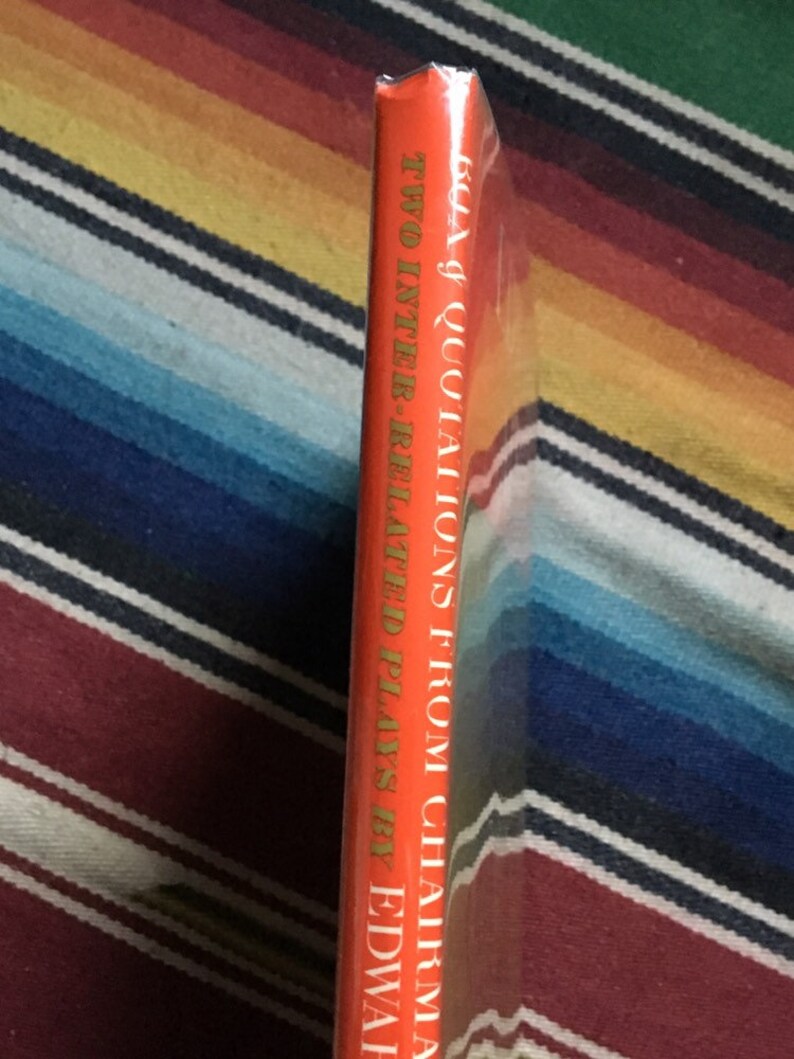 Edward Albee Signed First Edition Box and Quotations from Mao | Etsy