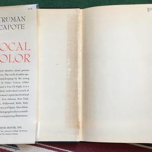 Truman Capote Local Color First Edition - Etsy