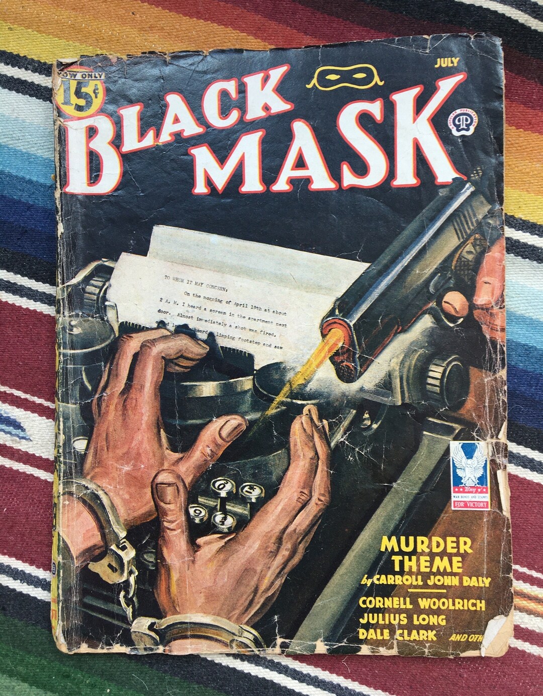 The Black Mask Pulp Magazine July 1944 - Etsy