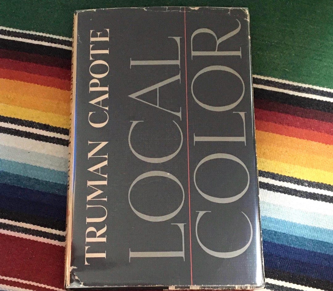 Truman Capote Local Color First Edition - Etsy