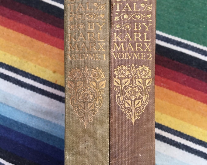 Karl Marx Capital Two Volume Set Everyman’s Library 1932 - Etsy