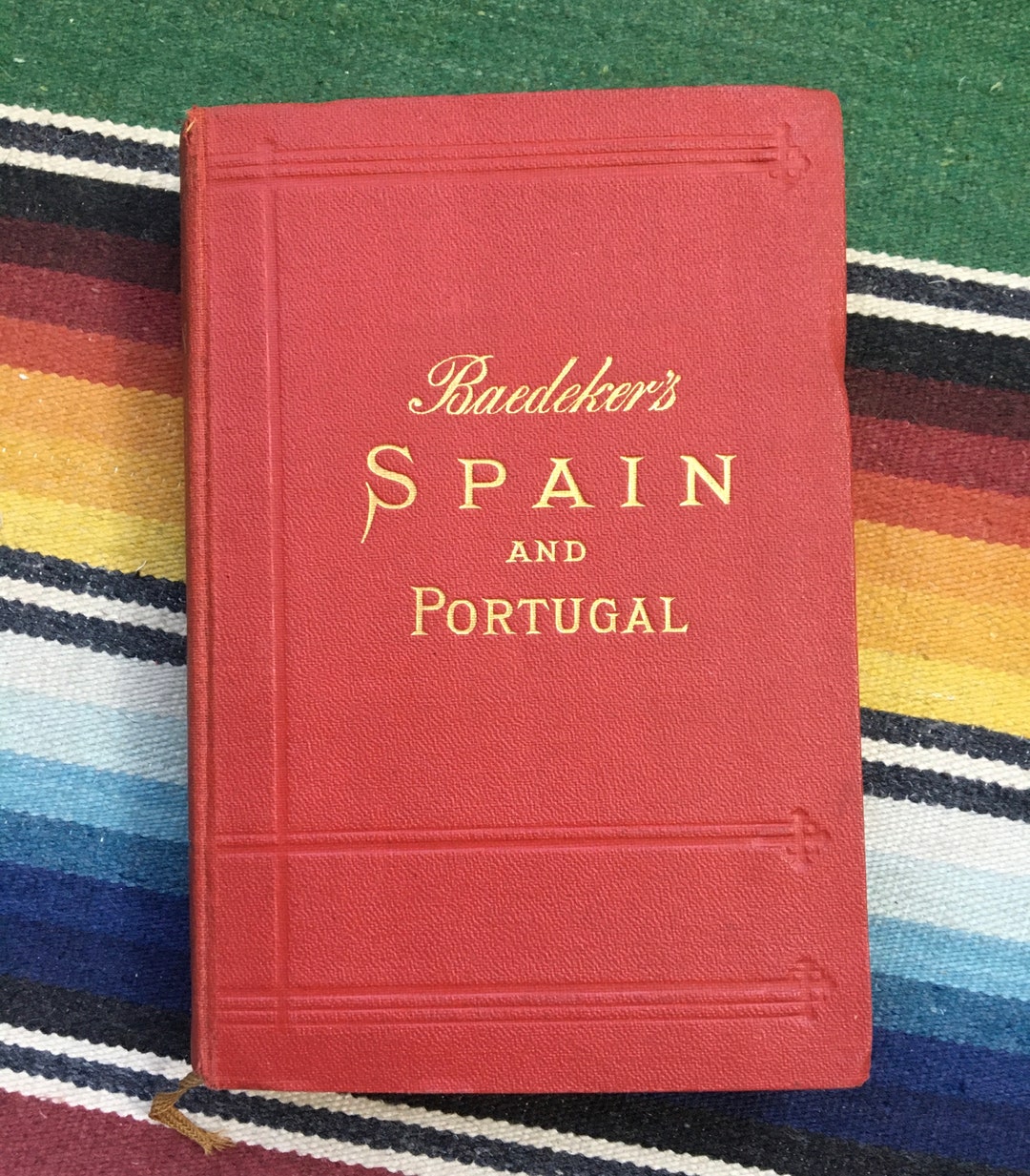 Baedeker Spain and Portugal Guide Vintage Travel Book 1913 - Etsy