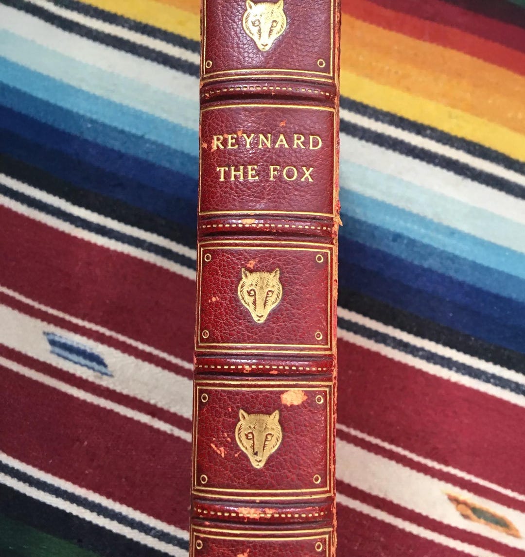 Signed Reynard the Fox Fine Binding 1897 Walter Crane F.S. Ellis - Etsy