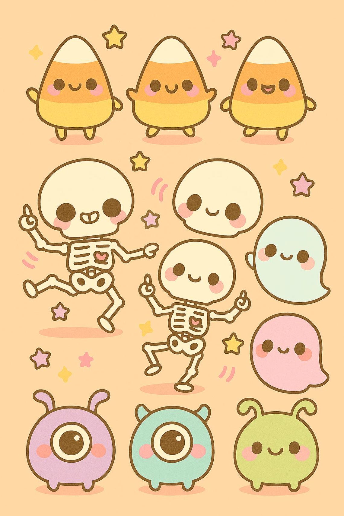 Halloween Stickers Bundle - Etsy