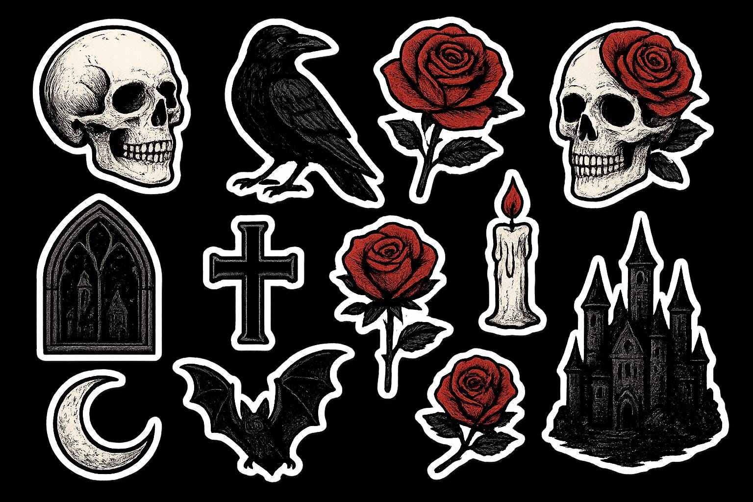 Halloween Stickers Bundle - Etsy