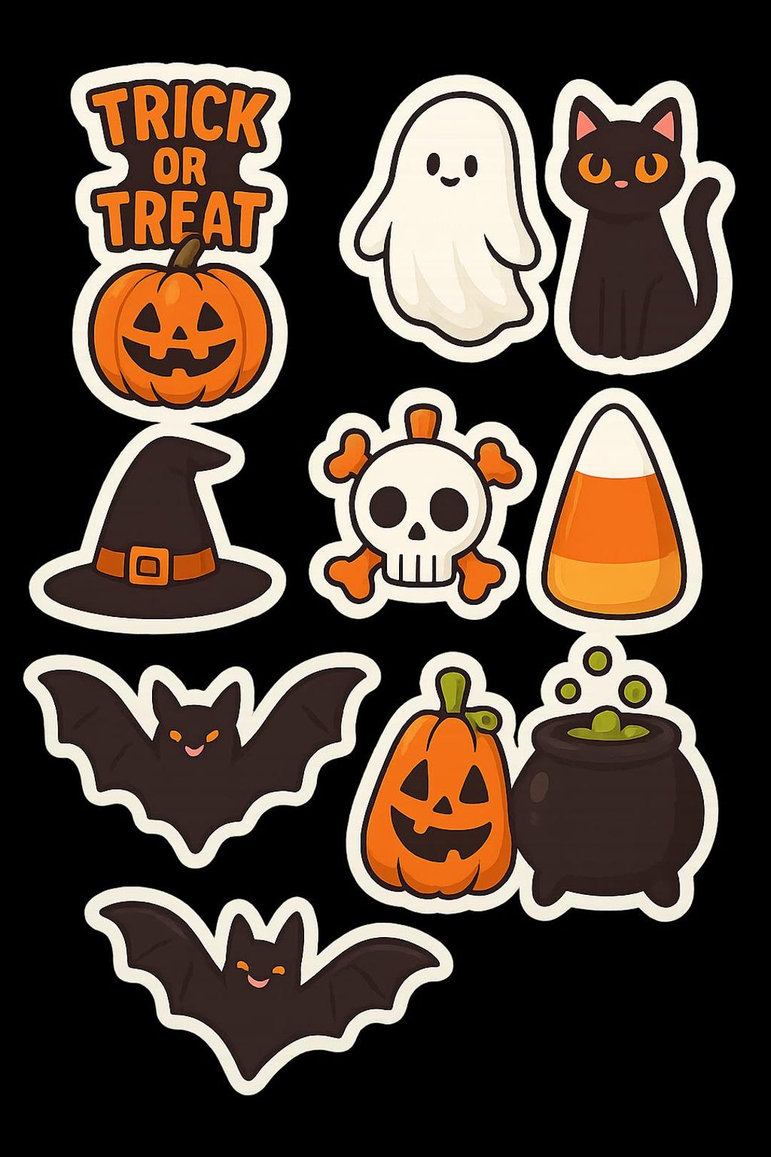 Halloween Stickers Bundle - Etsy