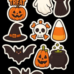 Halloween Stickers Bundle - Etsy