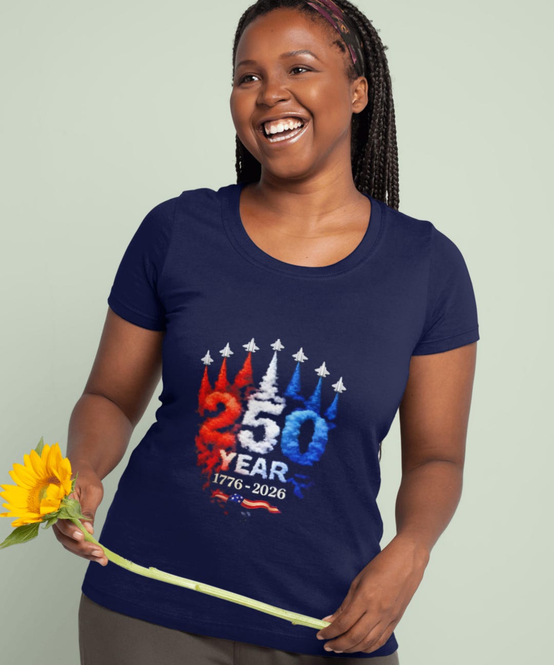 America 250 Years 1776-2026 Patriotic 4th of July , Red White Blue Jets ...
