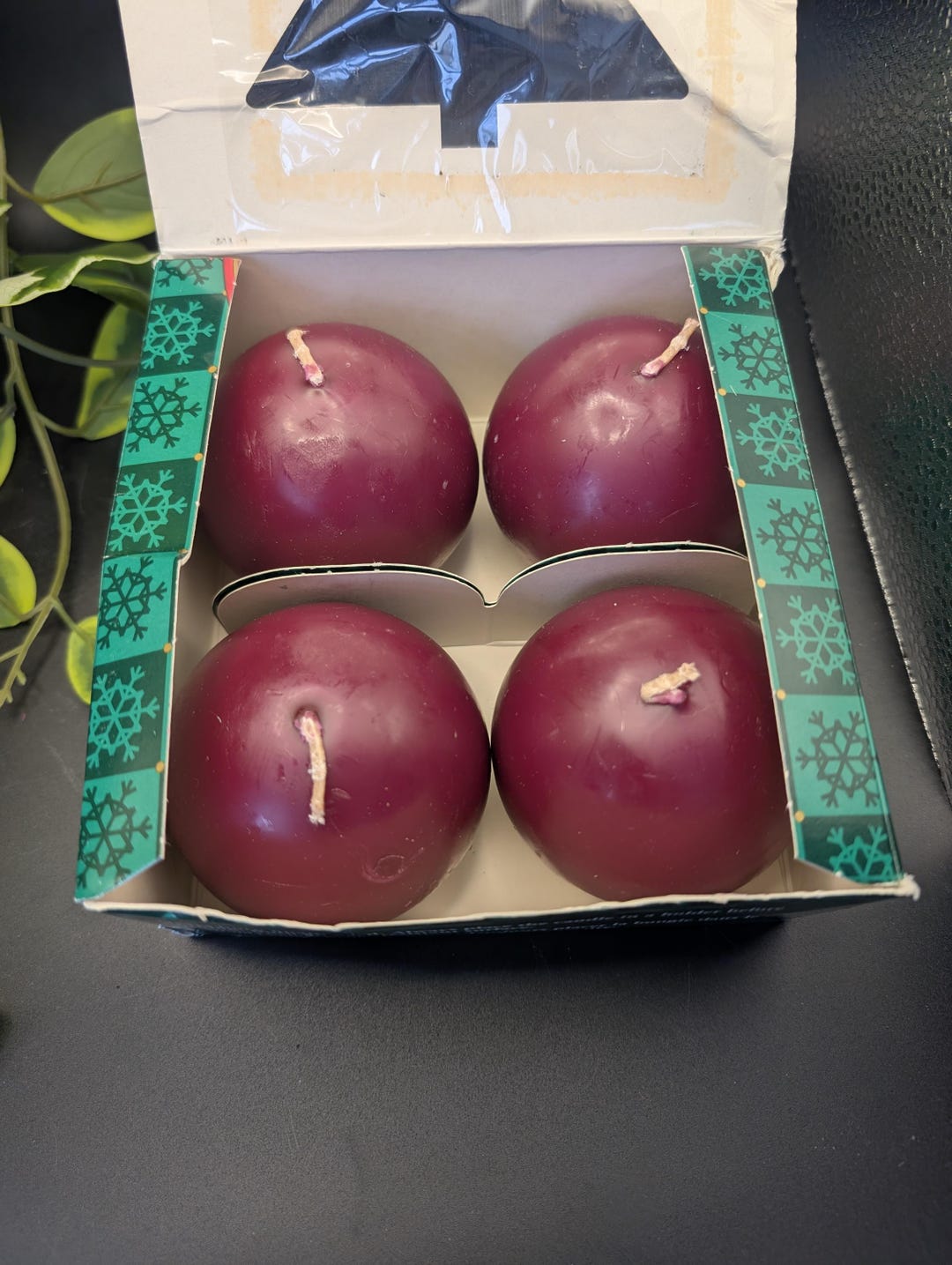 Vintage Rare Candle Lite Cherries Jubilee Round Ball Wax Candle, 1970 ...