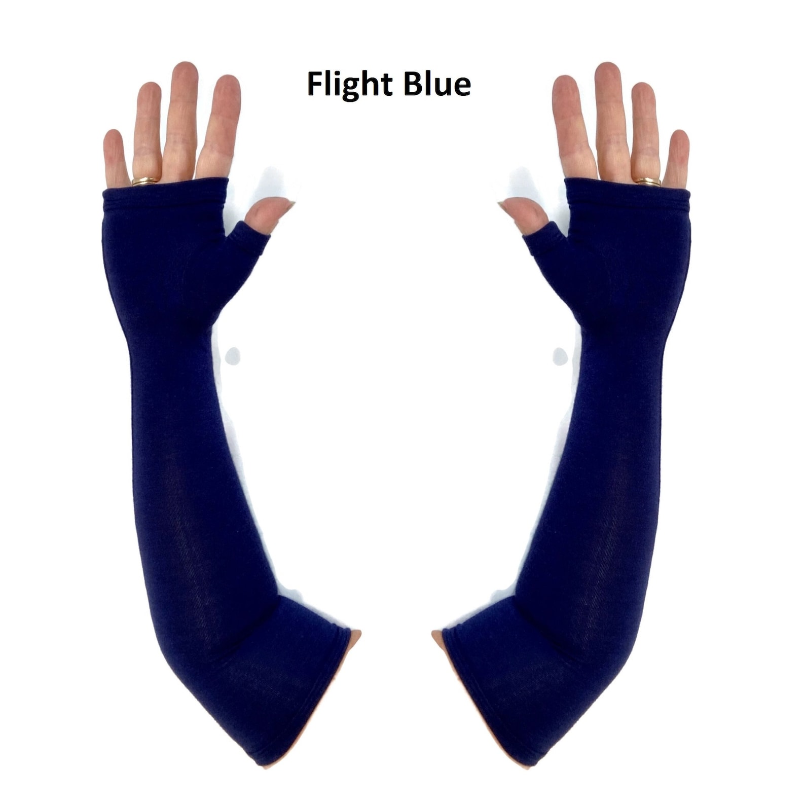 Fingerless Gloves Gauntlets Arm Warmers in Bamboo Blend. - Etsy