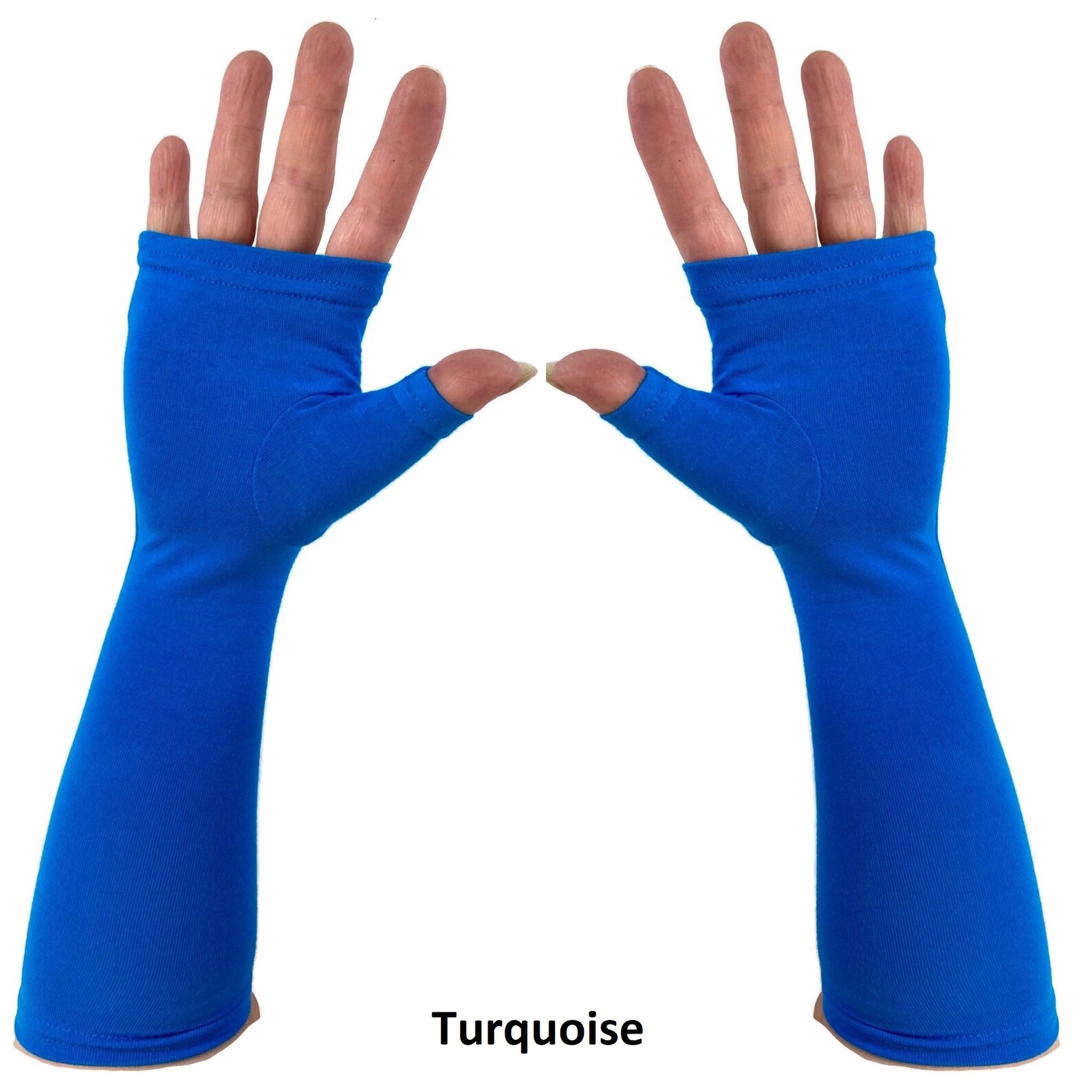 Mid-length Fingerless Gloves Gauntlets Arm Warmers in Bamboo - Etsy