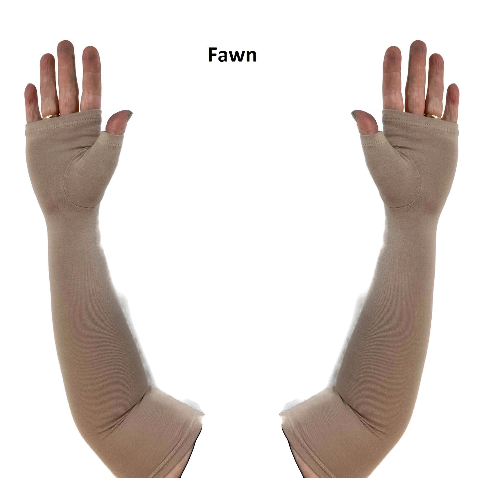 Fingerless Gloves Gauntlets Arm Warmers in Bamboo Blend. - Etsy
