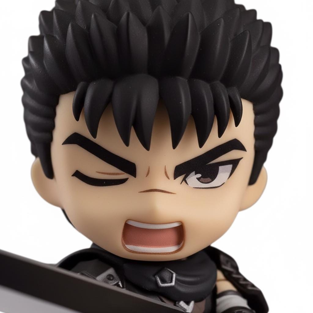 Guts Berserk Figure | Chibi Anime Manga Collectible | Dragonslayer PVC ...