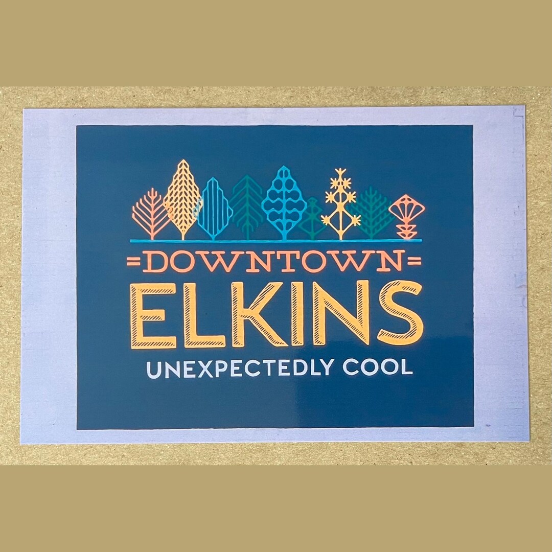 New Postcard 4x6 Greetings From Elkins West Virginia Mural - Etsy