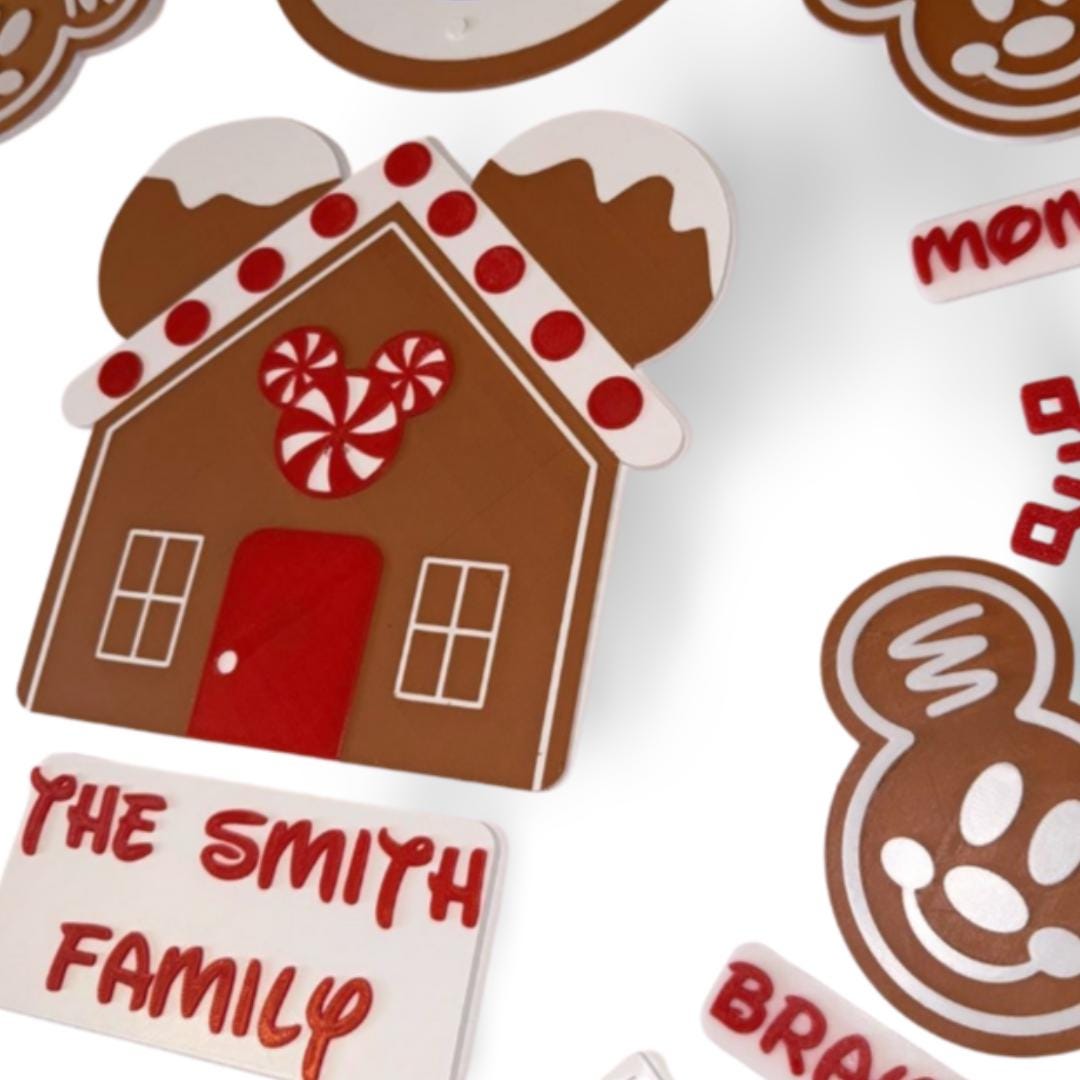 Mickey Mouse Magnetic Gingerbread House for Cruise Door Decor - Etsy