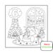 Christmas Countdown Coloring Pages | Kids' Animal Advent Calendar (PDF ...