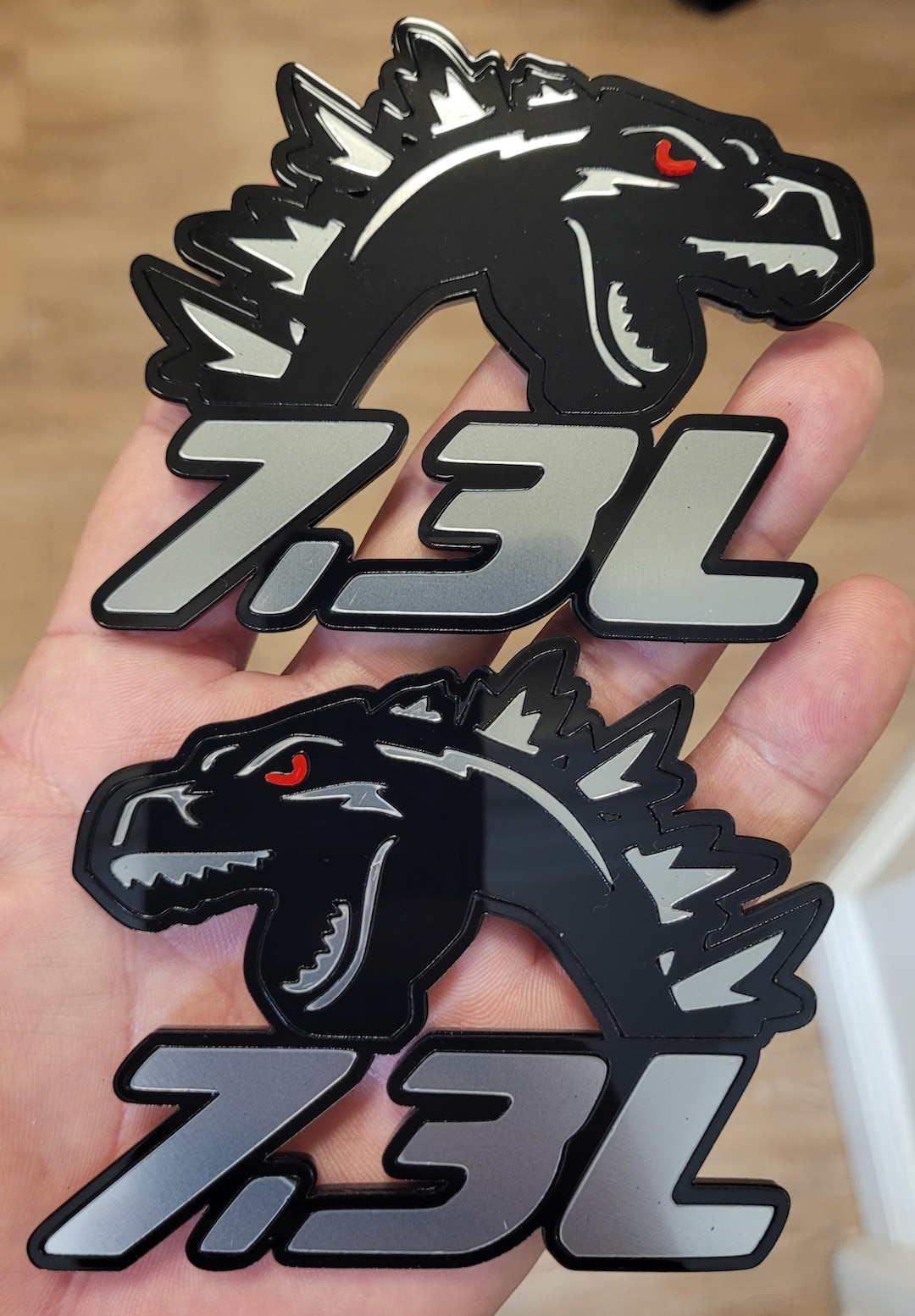 Ford Godzilla Truck Badge: 3D Emblem, 7.3L Fender (pair, USA Made) - Etsy