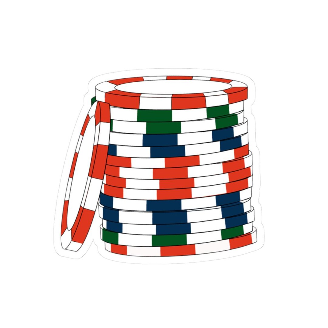 Poker Chip Sticker - Etsy