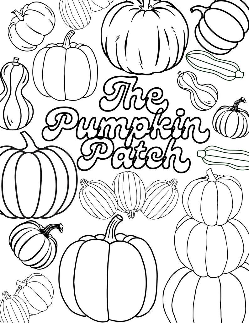 The Pumpkin Patch! Digital Print - Etsy