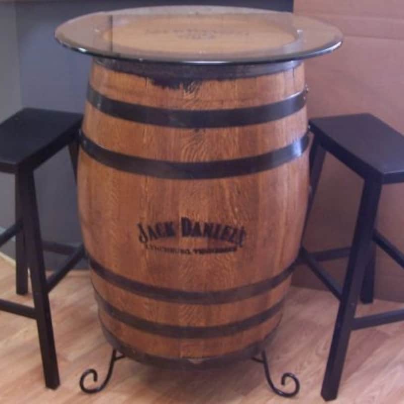 Whiskey Barrel Table - Etsy