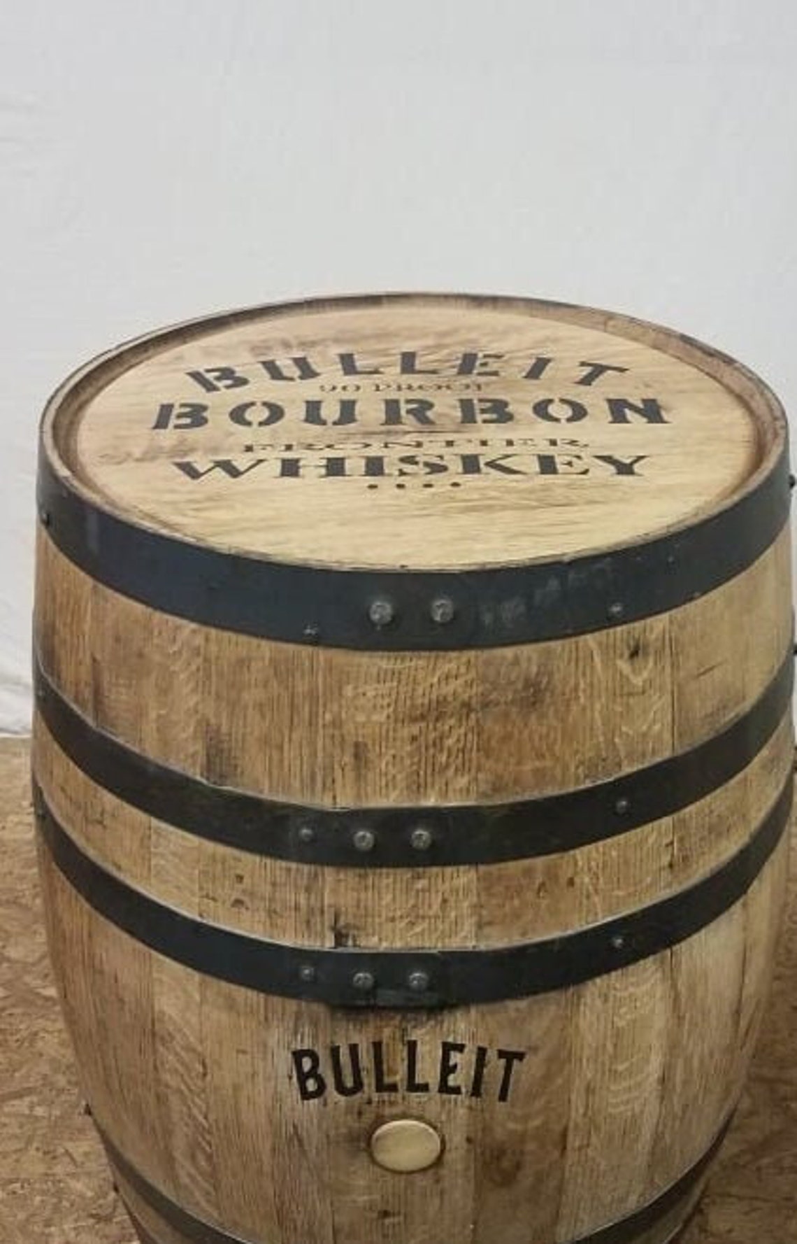 Bulliet Bourbon Barrel-imprinted on Top and Front-free SHIPPING - Etsy
